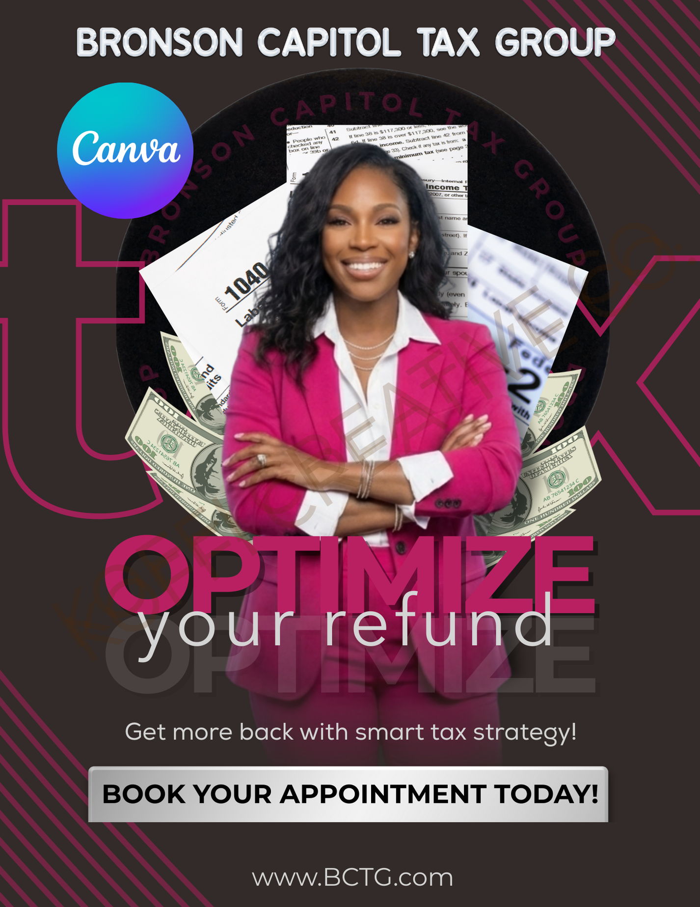 Tax Season Flyer Bundle Canva Templates | Tax Professional Marketing ...